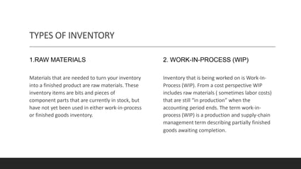 INVENTORY CONTROL- TYPES, SELECTIVE INVENTORY TECHNIQUES,.pptx