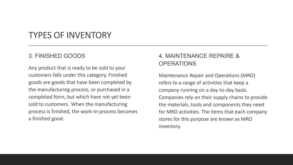 INVENTORY CONTROL- TYPES, SELECTIVE INVENTORY TECHNIQUES,.pptx