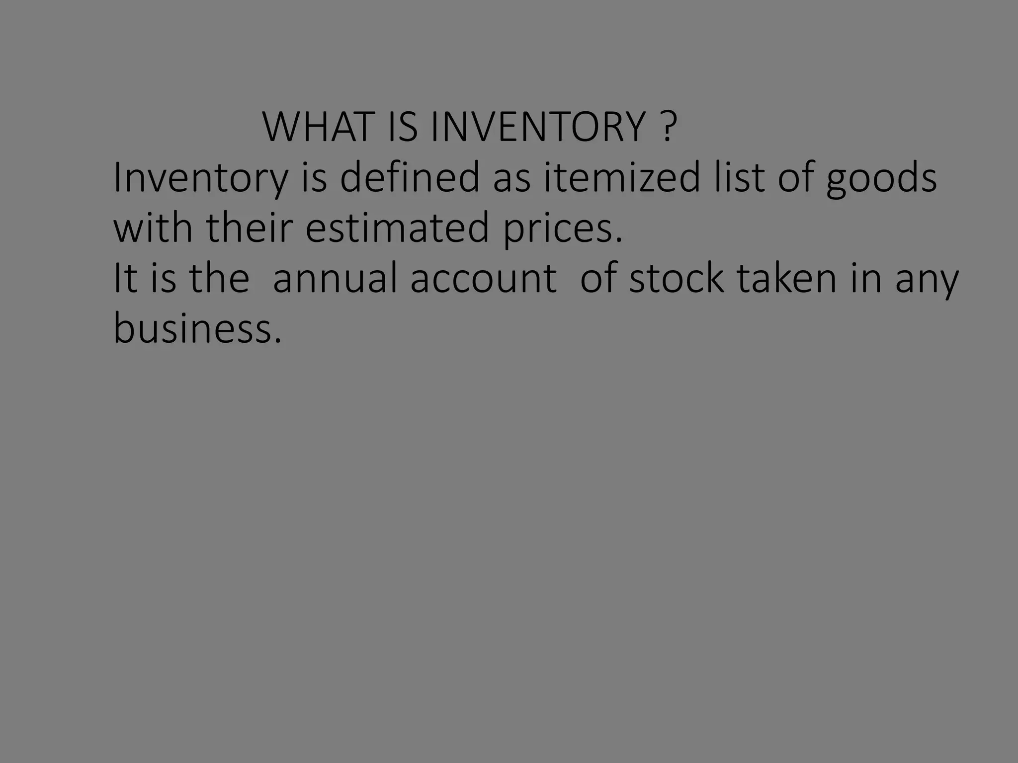 Inventory Control In Hospital Control Of Dated Or Perishable Inventory Pptx