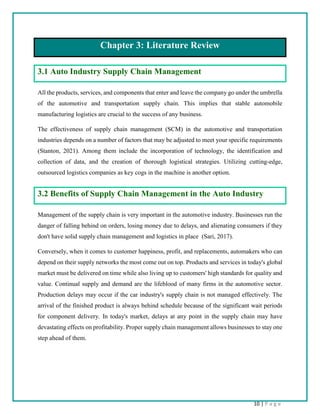 Inventory & Control Management at Runner Motors Ltd.pdf | Automotive ...