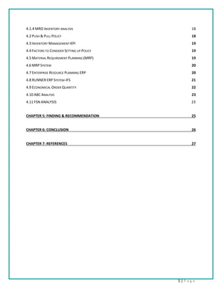 Inventory & Control Management at Runner Motors Ltd.pdf | Automotive ...