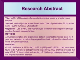 Inventory Control PPT | PPTX