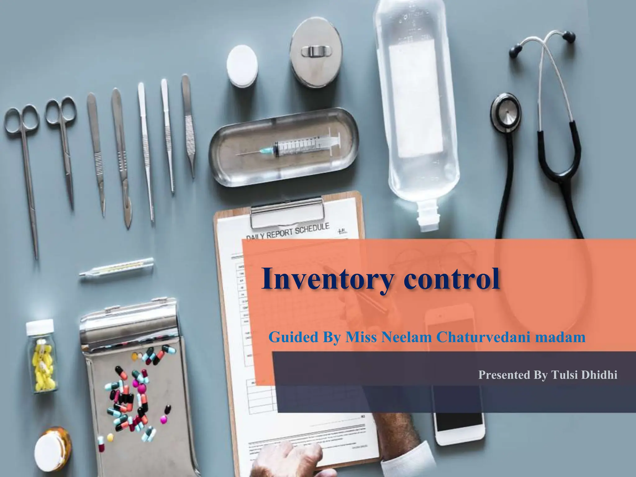 inventory control is a type of material management's | PPTX