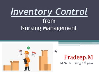 Inventory control Seminar Hospital Inventory | PPTX