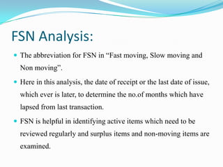 Inventory control techniques | PPT | Free Download