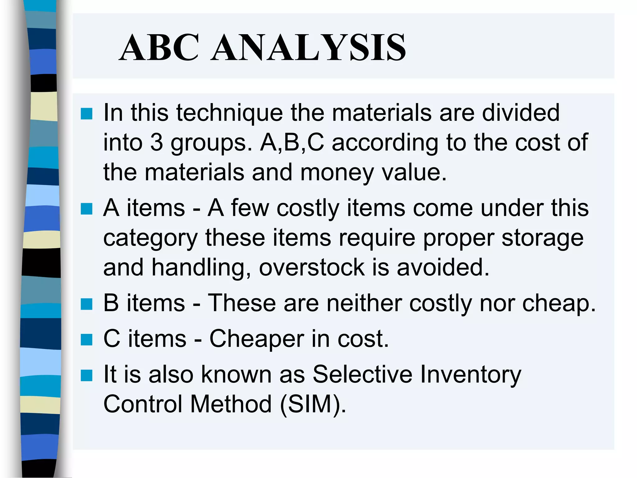Inventory controltechniques ppt by ann | PPTX | Logistics | Business