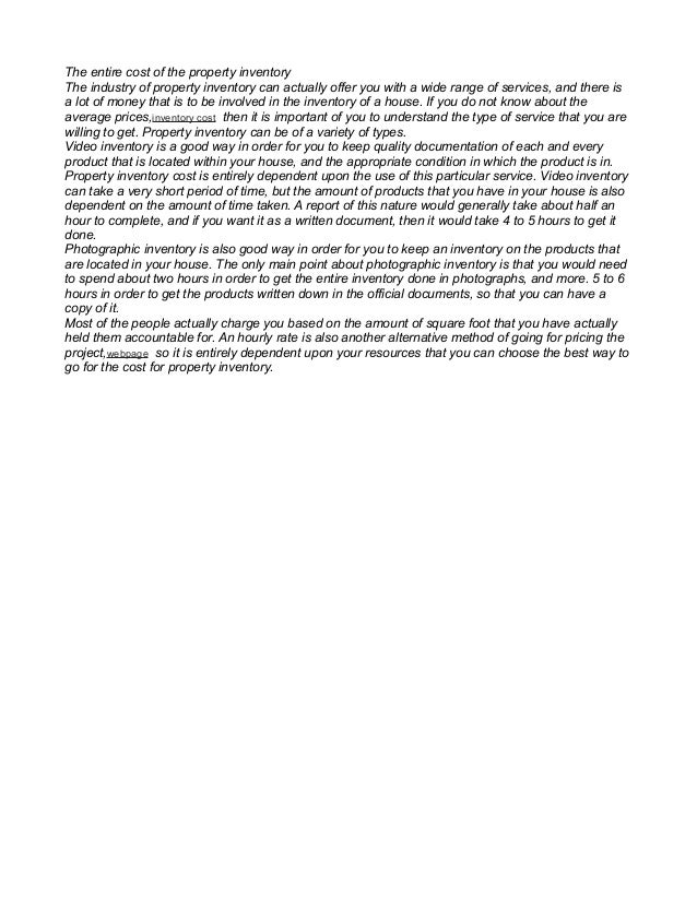 Change Inventory Cost