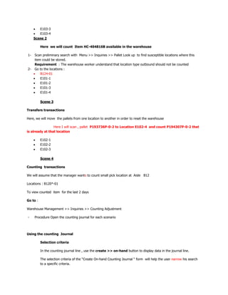 Inventory counting using Dynamics AX | PDF