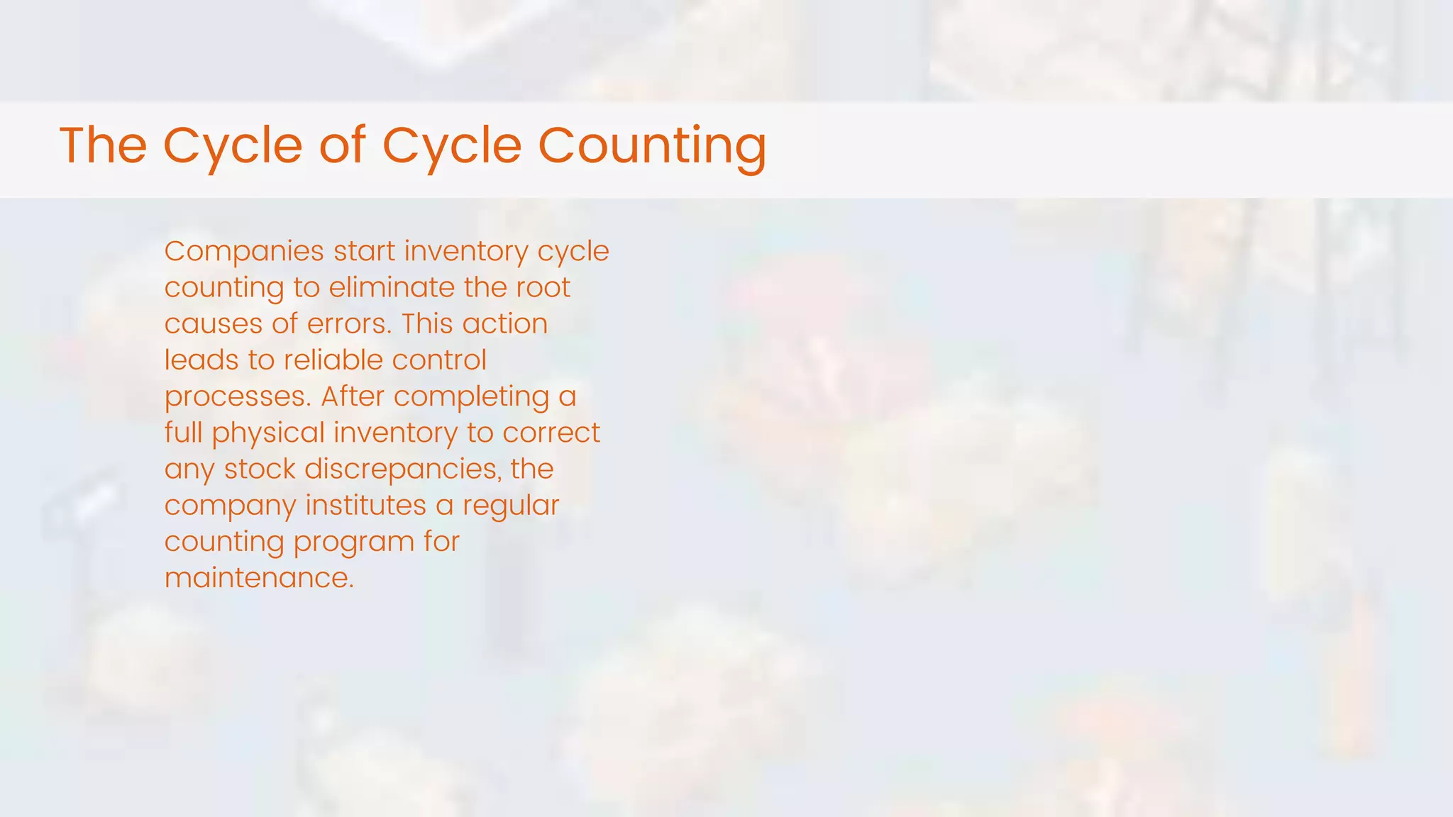 Inventory cycle counting 101 | PPTX