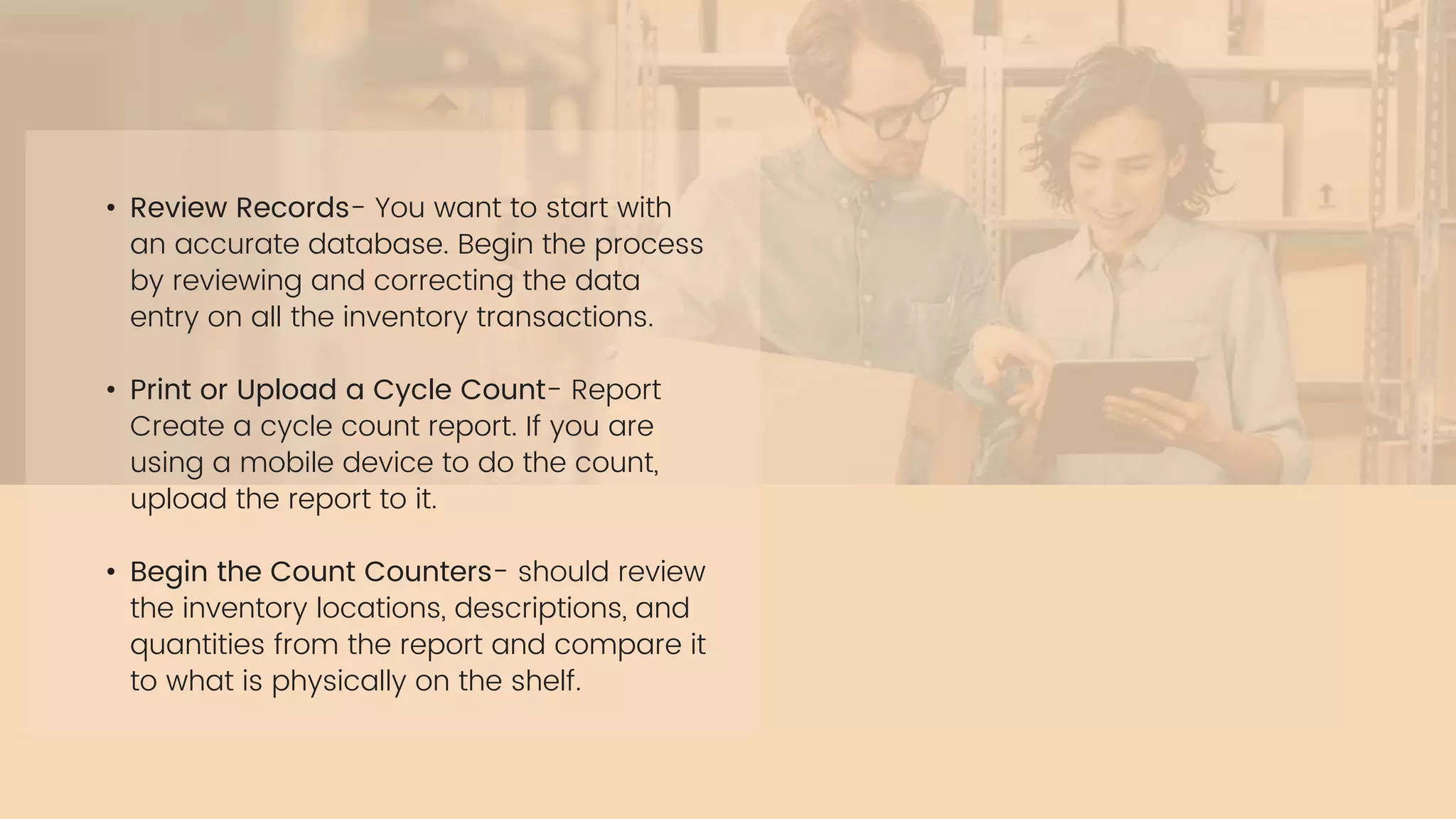 Inventory cycle counting 101 | PPTX