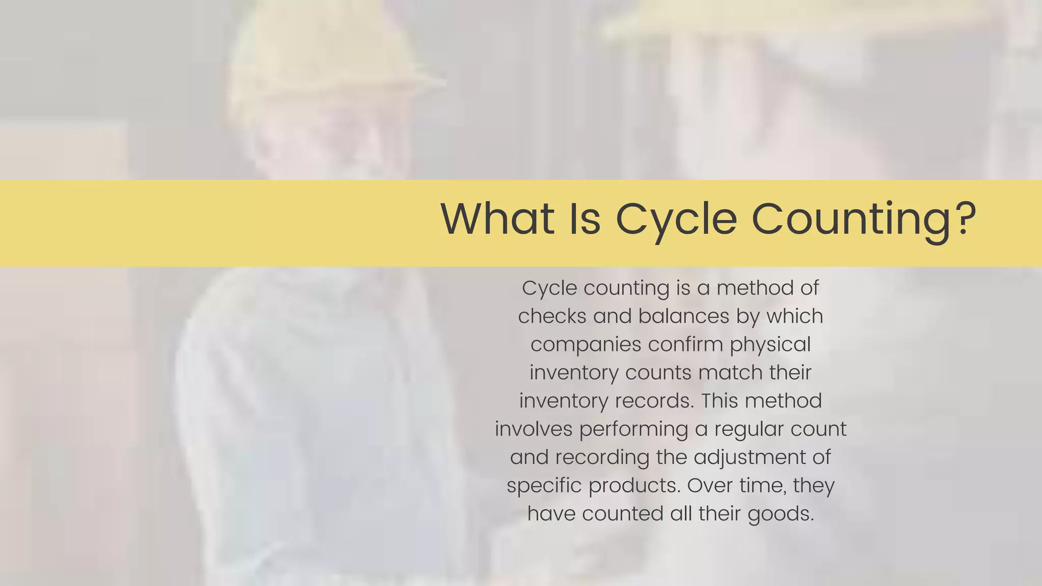 Inventory cycle counting 101 | PPTX