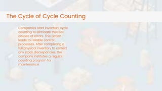 Inventory cycle counting 101 | PPTX
