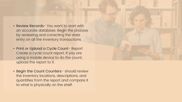 Inventory cycle counting 101 | PPTX | Stocks and Bonds | Personal Investing