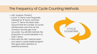 Inventory cycle counting 101 | PPTX