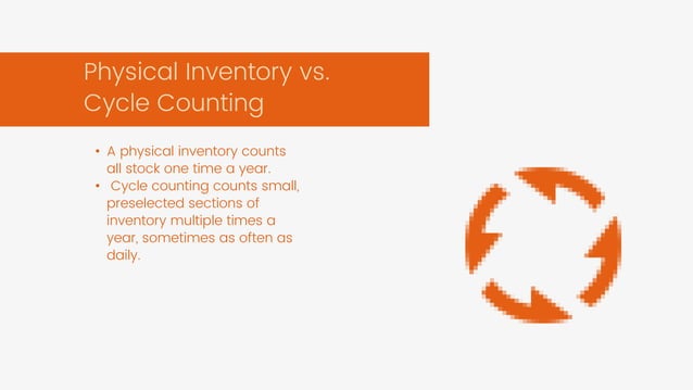 Inventory cycle counting 101 | PPTX | Stocks and Bonds | Personal Investing