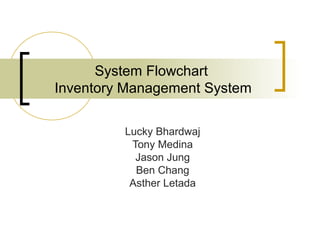 Inventory flowchart acc 305 2 | PPT