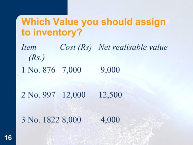 Inventory Ias 2 Ppt Stocks And Bonds Personal Investing