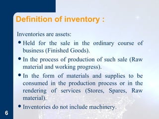 Inventory(ias 2) | PPT