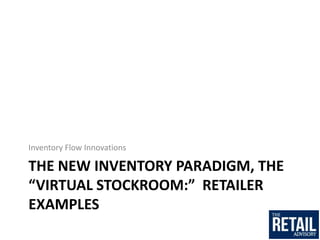 Leading Inventory Innovations Within Multi-Channel Retail | PPT