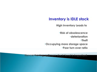 Inventory in supply chain process | PPT