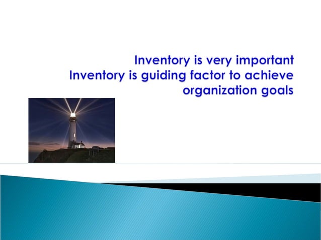 Inventory in supply chain process | PPT