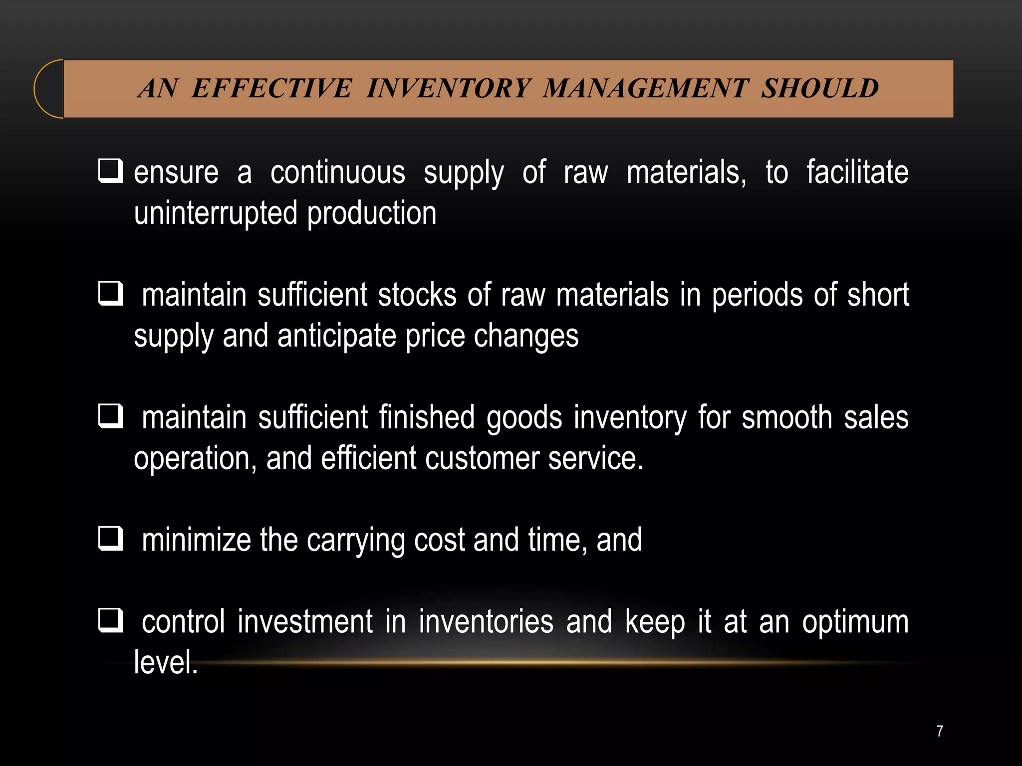 Inventory Management | PPTX