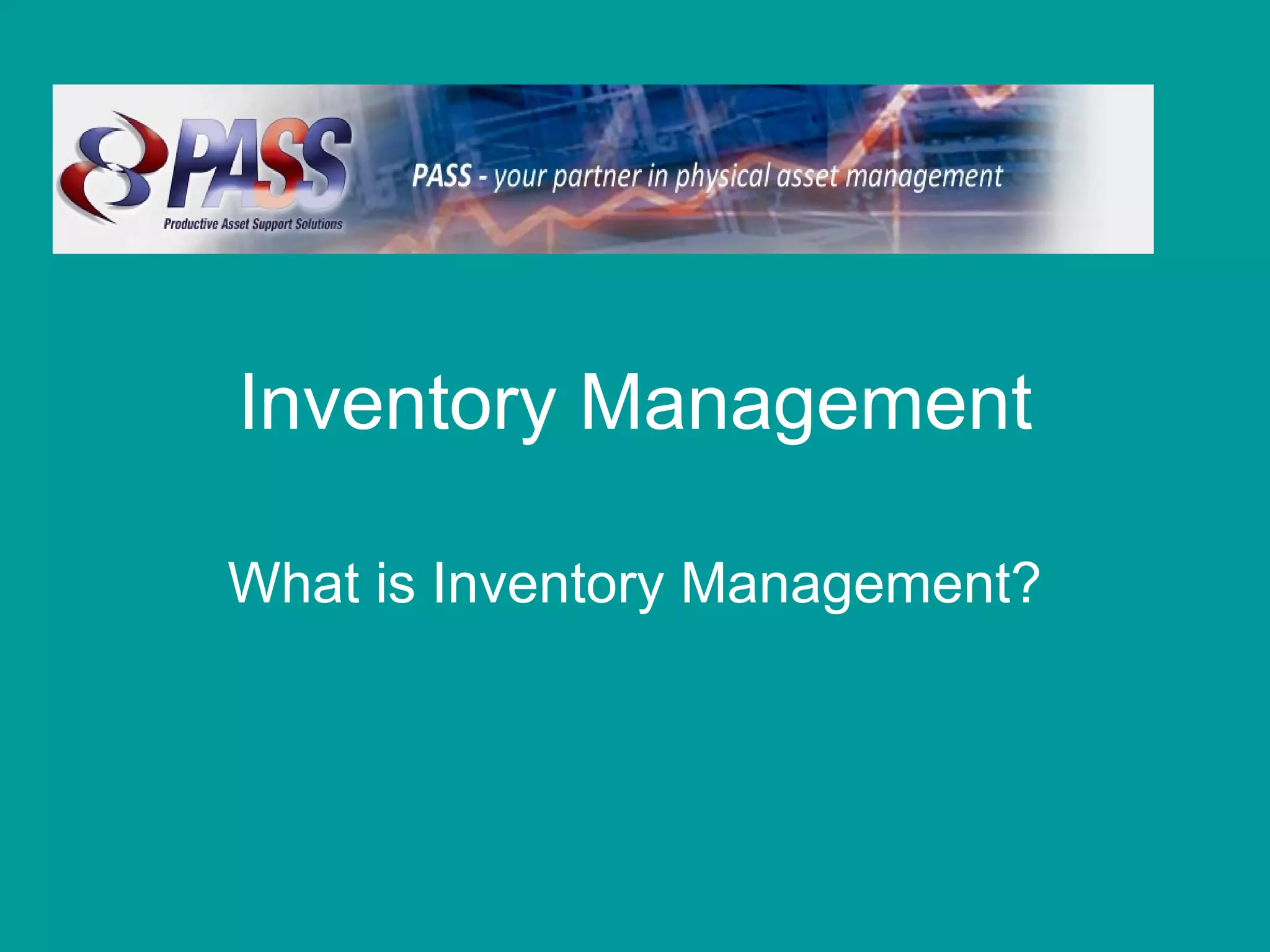 Inventory management | PPT