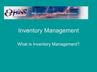 Inventory management | PPT | Logistics | Business