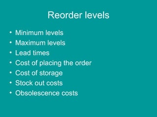 Inventory management | PPT | Logistics | Business