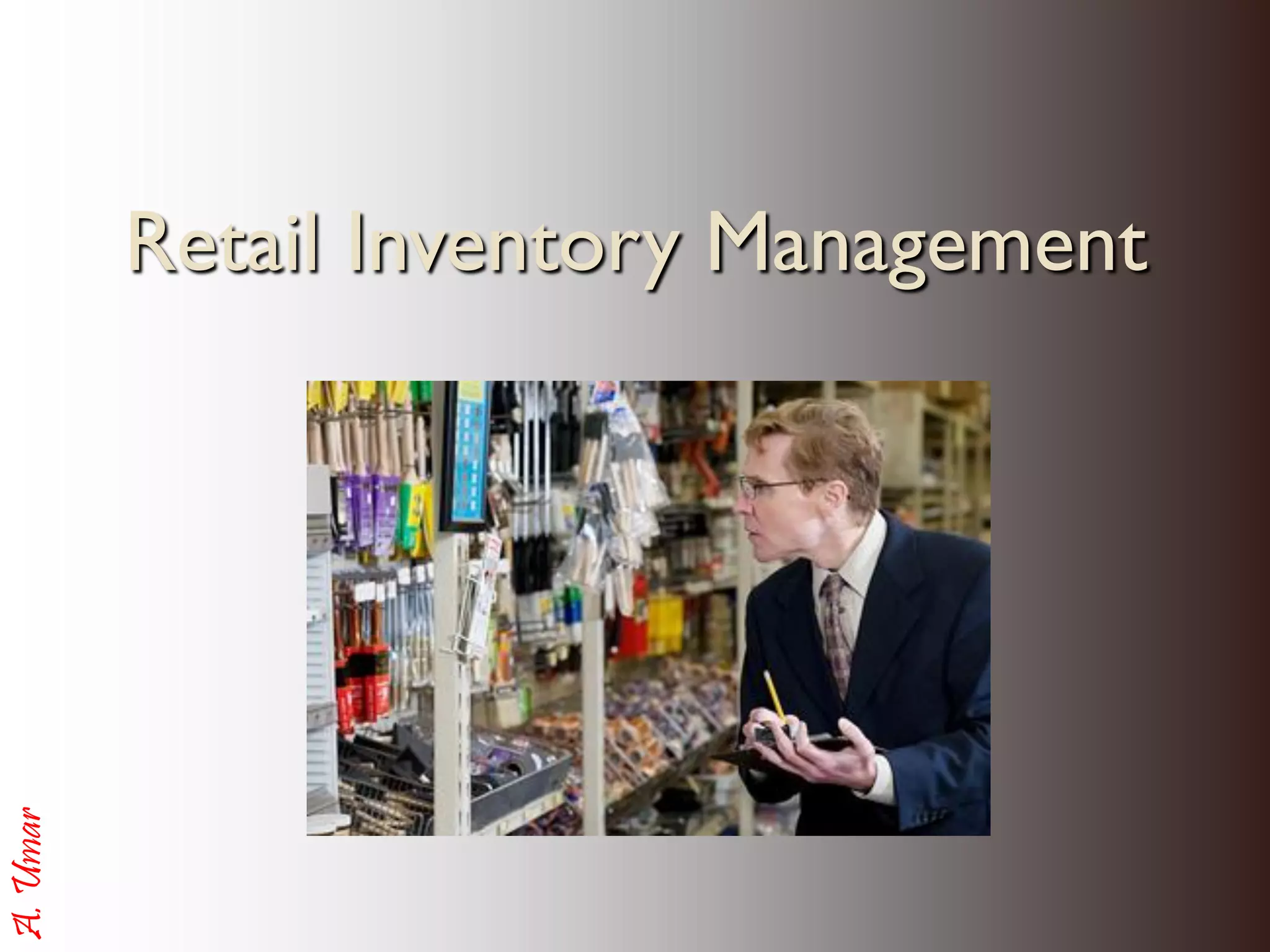 Retail Inventory management & Control | PDF