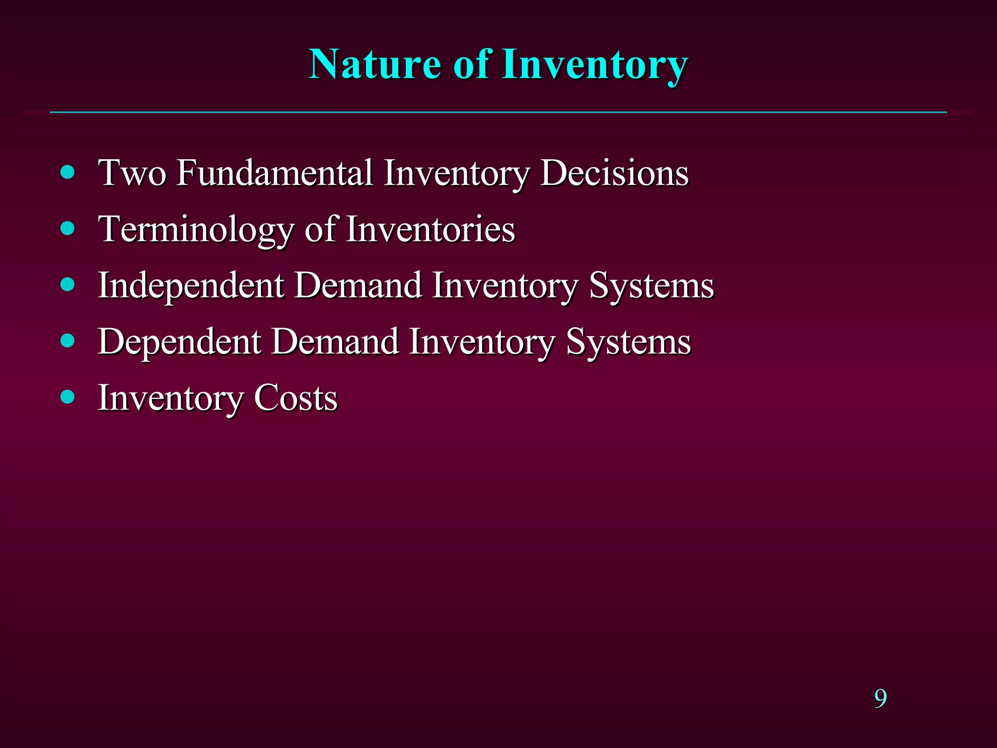 inventory-management | PPT