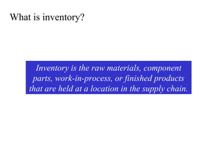 Inventory management | PPT