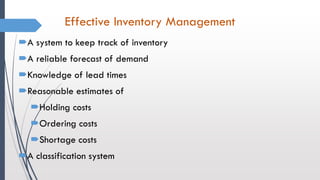 Inventory management | PDF