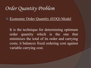 Inventory management | PPT