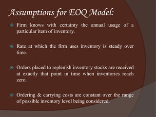 Inventory management | PPTX