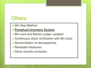 Inventory management | PPTX