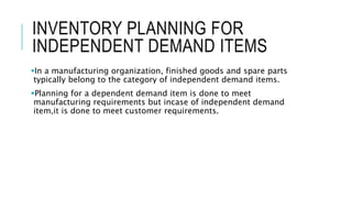 Inventory management | PPT