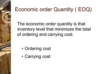 Inventory management.. | PPTX | Logistics | Business