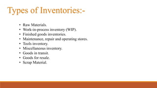 Inventory management | PPTX
