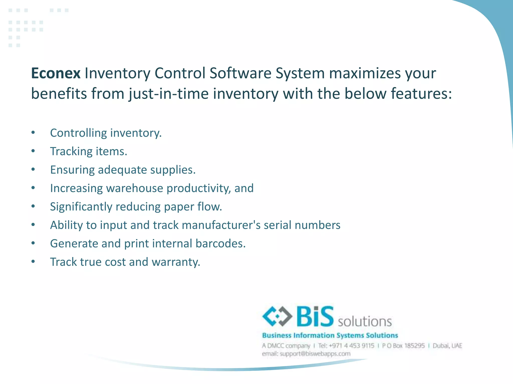 Inventory management ERP Module | PPTX