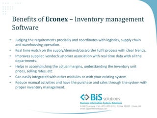 Inventory management ERP Module | PPTX