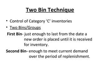 Inventory management | PPT