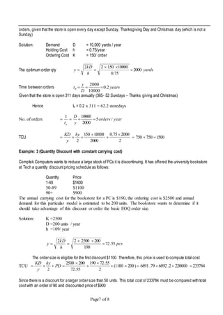 Inventory management | DOC