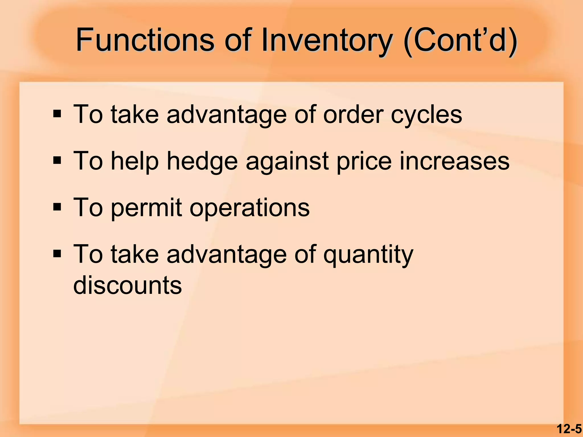 Inventory management | PPT