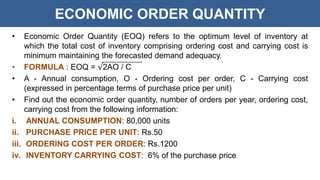 Inventory Management | PPTX | Logistics | Business