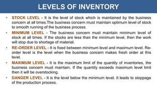 Inventory Management | PPTX | Logistics | Business