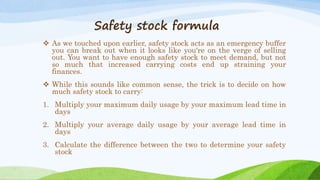 Inventory Management | PPTX | Logistics | Business