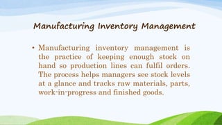 Inventory Management | PPTX