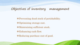 Inventory Management | PPTX | Logistics | Business