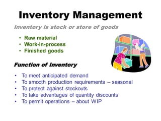 Inventory Management for Supply chain management | PDF